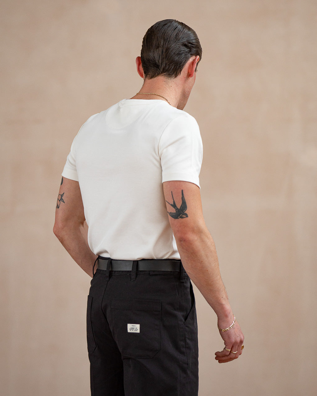 Off White 50's Crafted T-Shirt | Men's T-Shirts, Slim Tees – P&Co