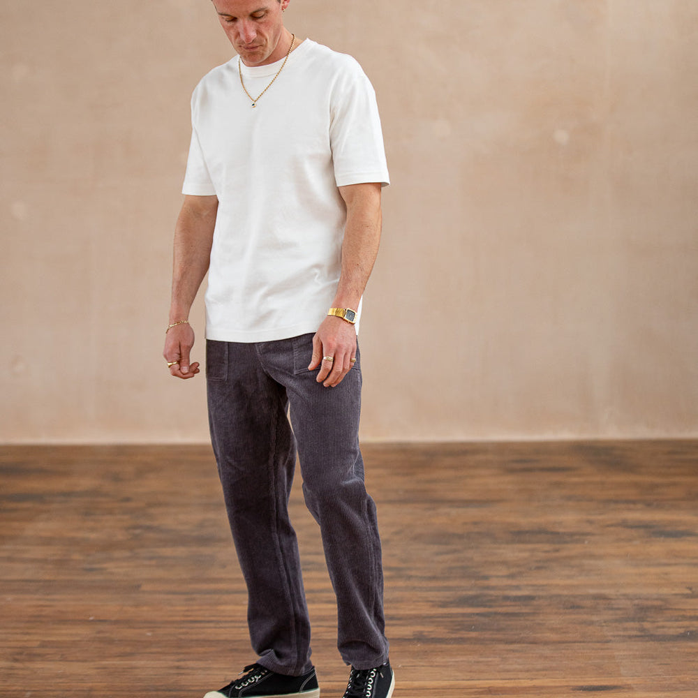 Slate Grey Cord Service Fatigue Pants | Men's Trousers & Jeans & P&Co ...