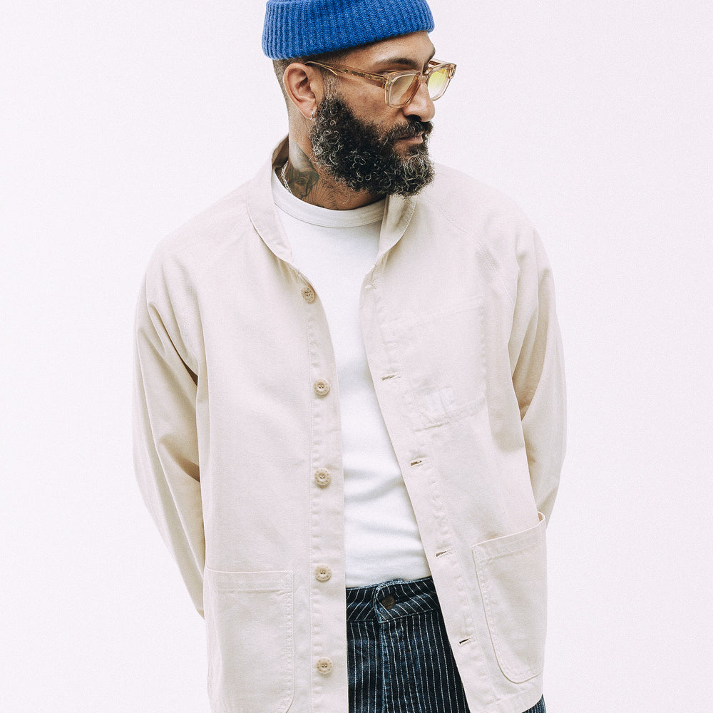 Ecru Vyse Chore Jacket | Men's Outerwear, Layering & P&Co - A Mindset ...