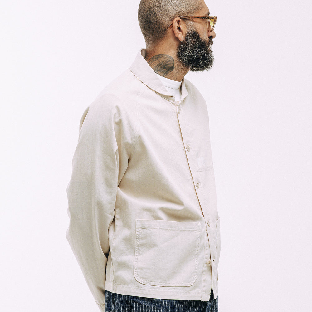 Ecru Vyse Chore Jacket | Men's Outerwear, Layering & P&Co - A Mindset ...