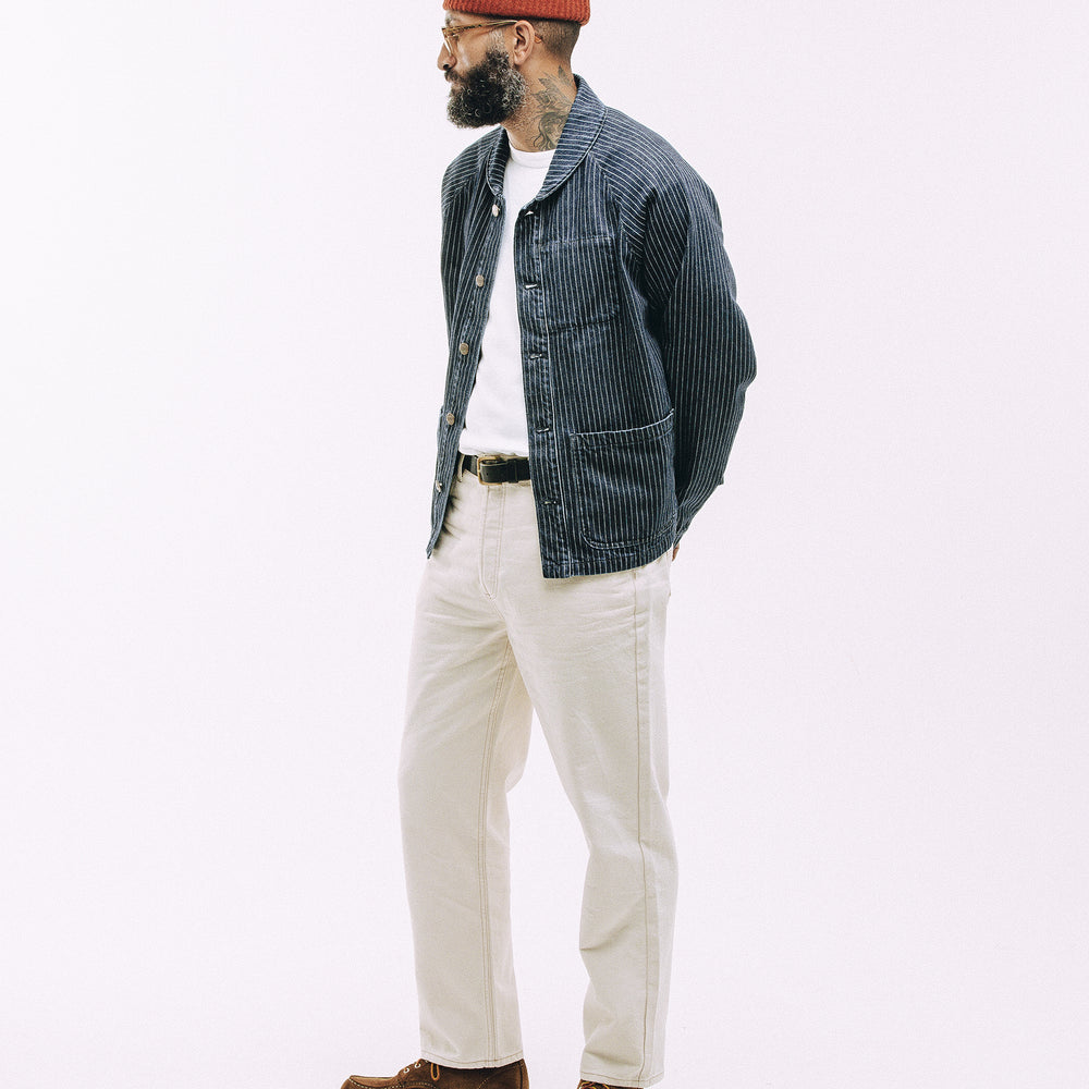 Blue Hickory Stripe Vyse Chore Jacket | Men's Outerwear, Layering & P ...