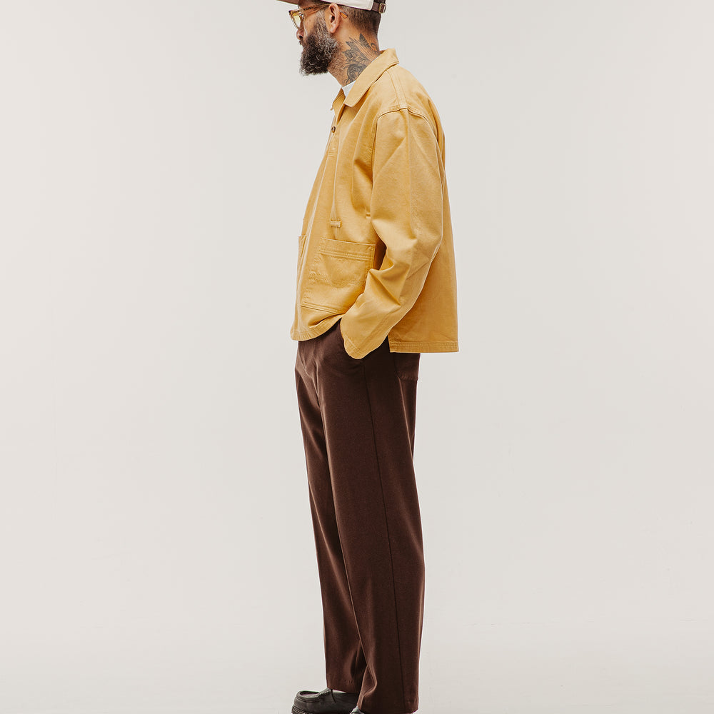 Washed Yellow Founders Smock | Men's Shirting, Layering & P&Co - A ...