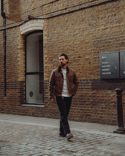 Wayfare Waxed Canvas Jacket - Caribou | Men's Outerwear – P&Co