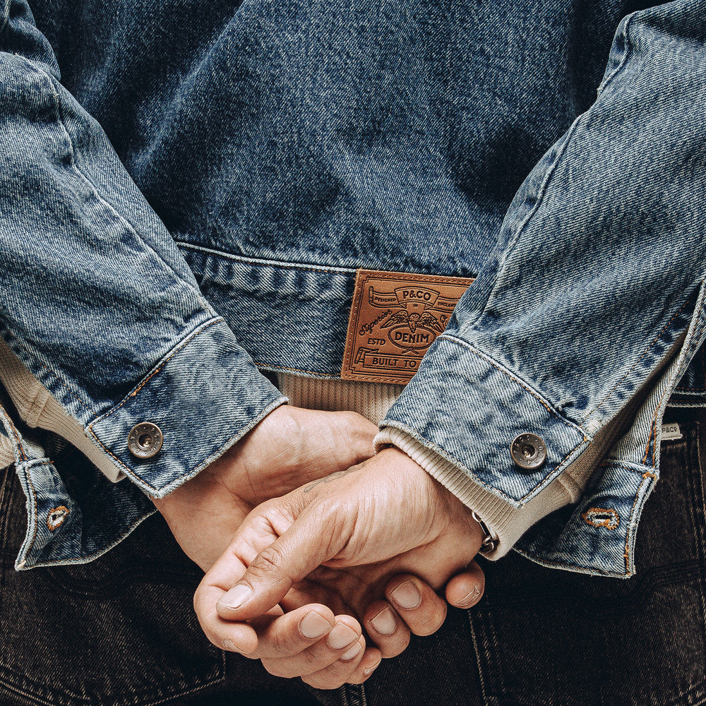 Mid Blue Heavy Wash Bobby Denim Jacket | Men's Outerwear, Layering & P ...