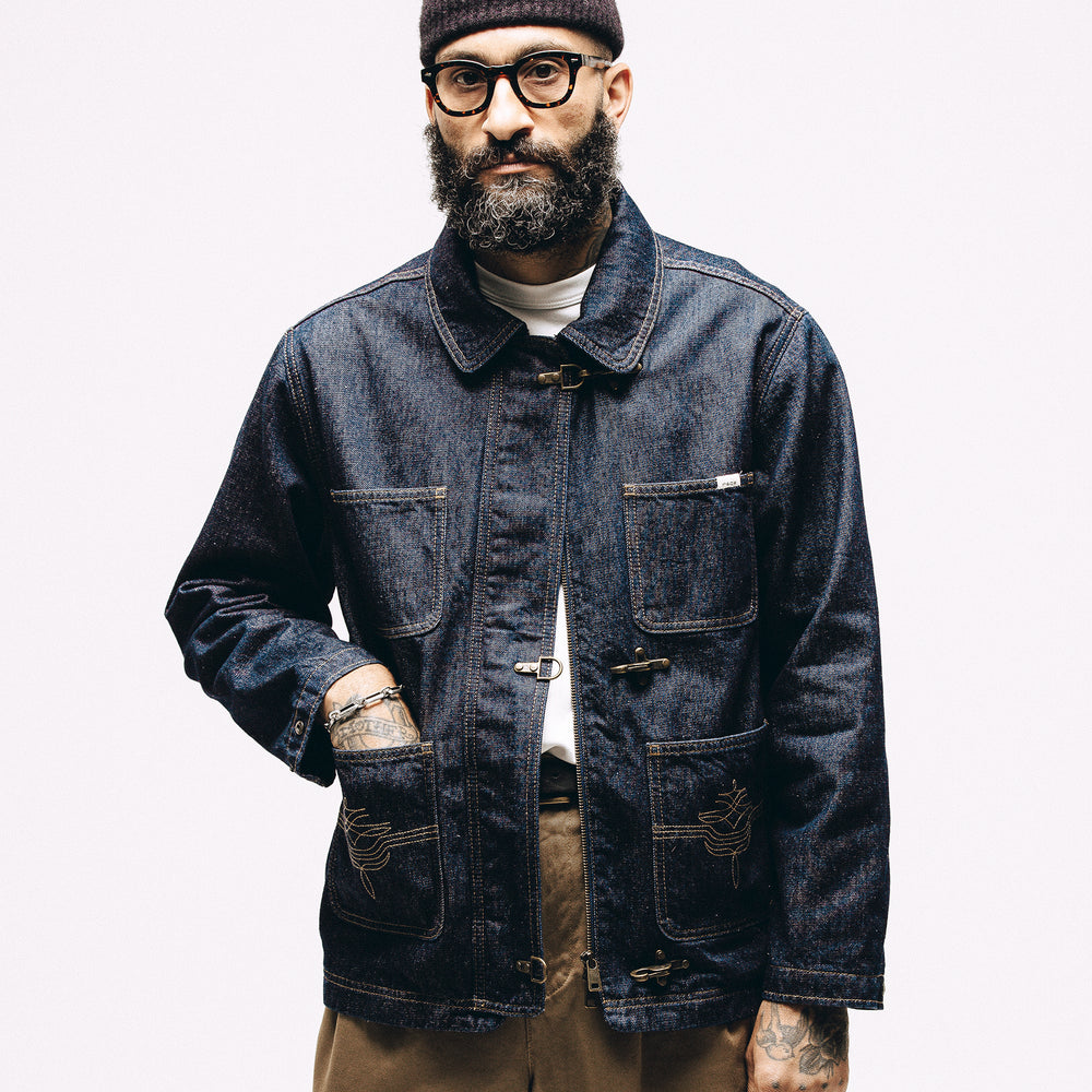 Raw Indigo Foundry Denim Jacket | Men's Outerwear, Layering & P&Co - A ...