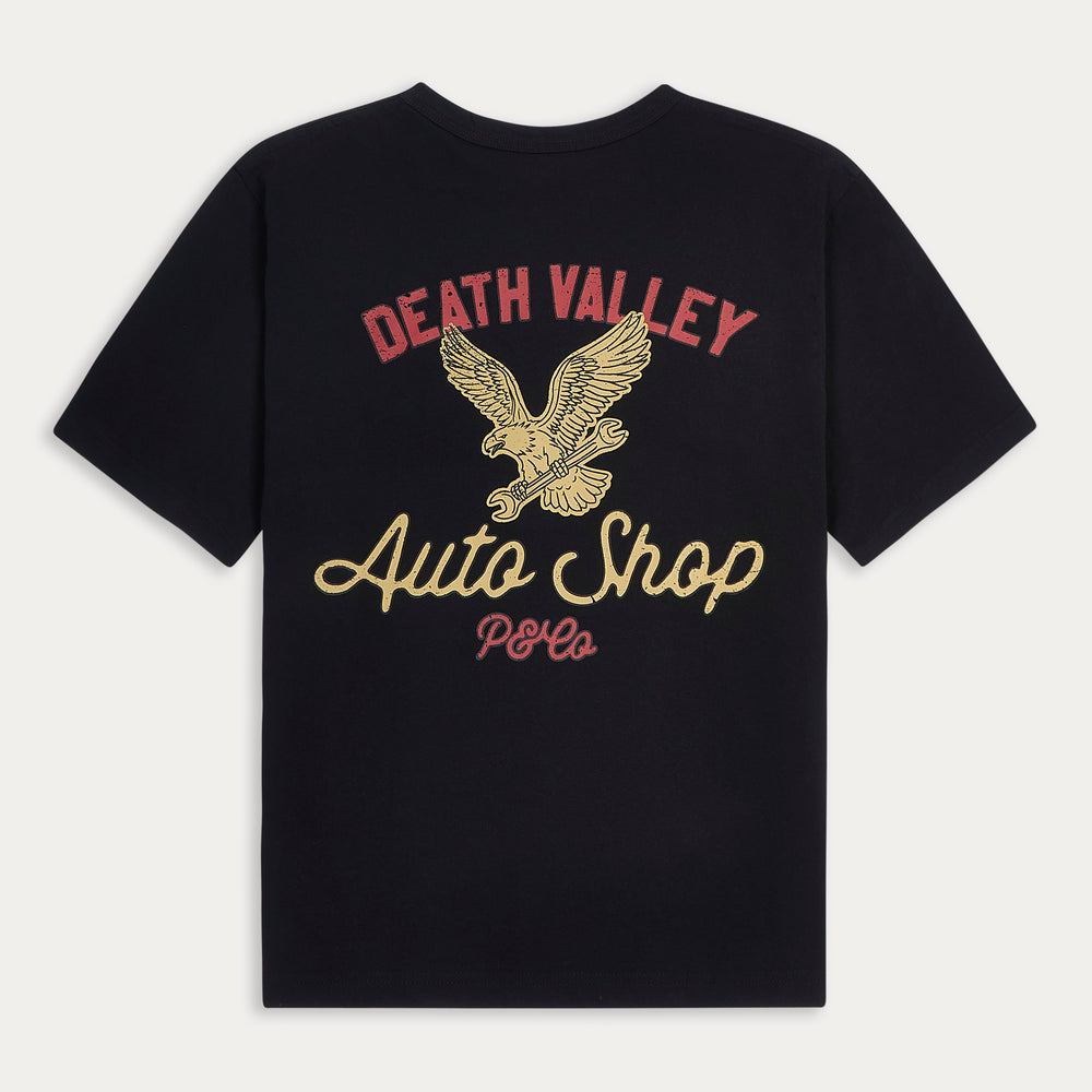 Washed Black Death Valley Auto Shop T-Shirt | Men's T-Shirts & P&Co - A ...