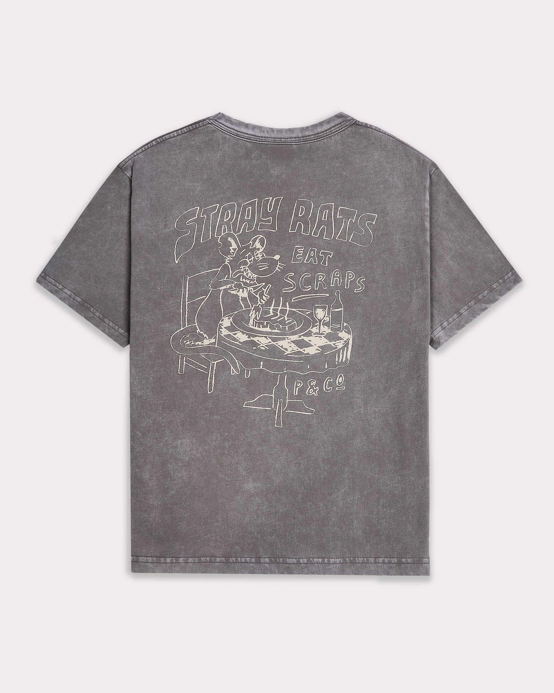 Grey Stray Rats Boxy T-shirt | Men's T-Shirts – P&Co