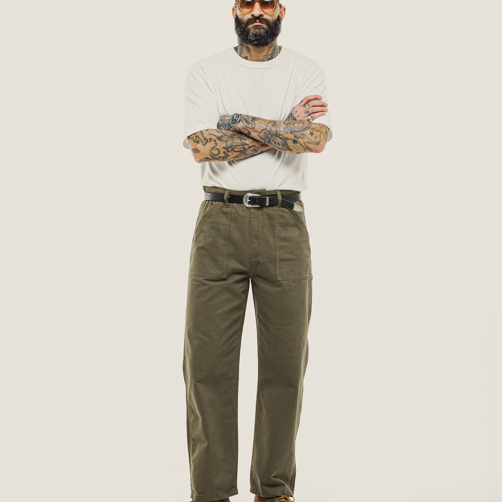 Service Fatigue Pants Olive | Men's Trousers & Jeans & P&Co - A Mindset ...