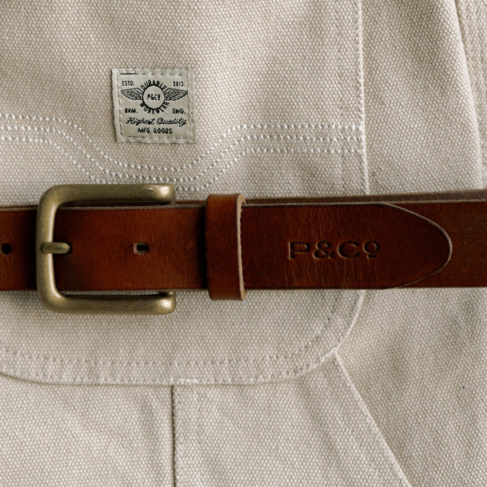 Type 01. Leather Belt - Rust Brown | Leather Goods & P&Co - A Mindset ...