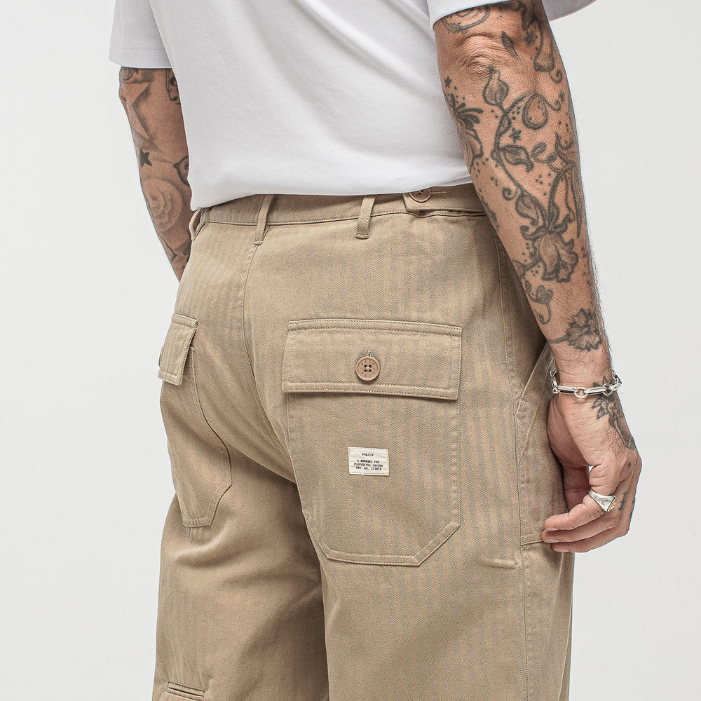 Service Fatigue Pants - Sand & P&Co - A Mindset For Purposeful Living